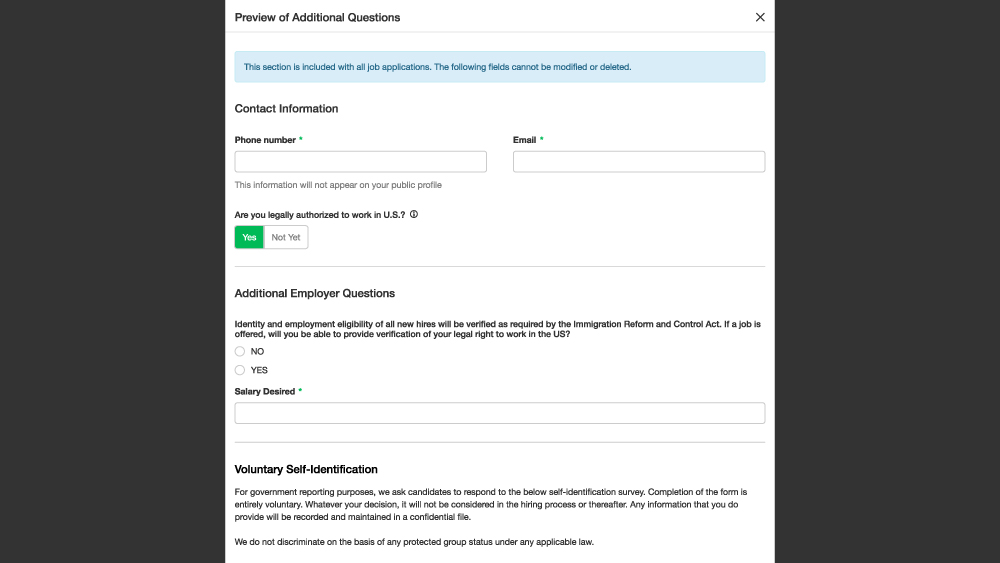 EEO Survey Questions | Culinary Agents